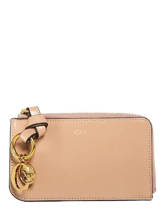 Chloé Alphabet Small Clutch - Deep Beige
