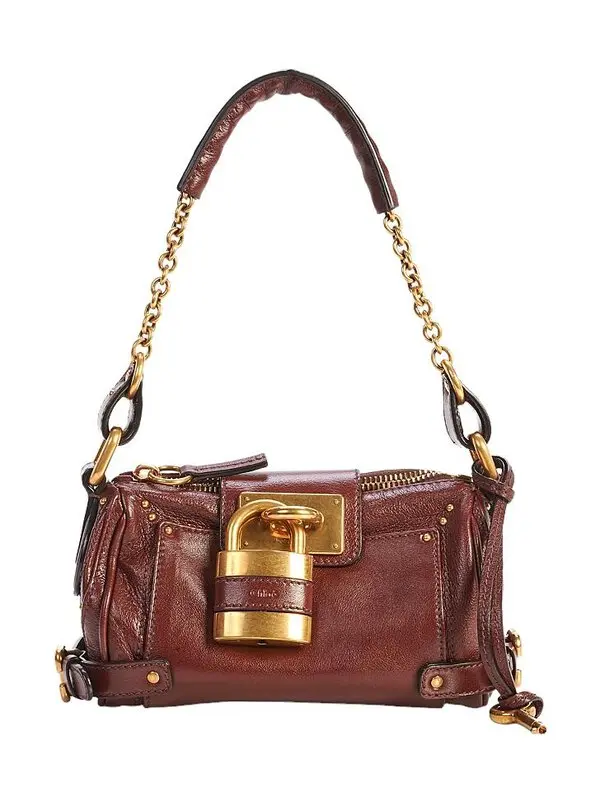 Chloé Paddington Small Chain Shoulder Bag - Crafty Brown