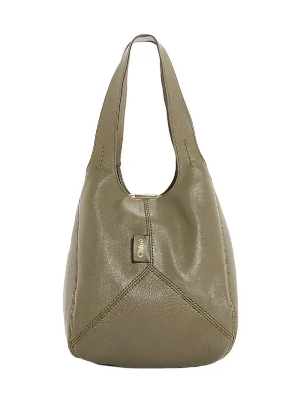 Chloé Balloon Leather Hobo Bag - Aloe Green