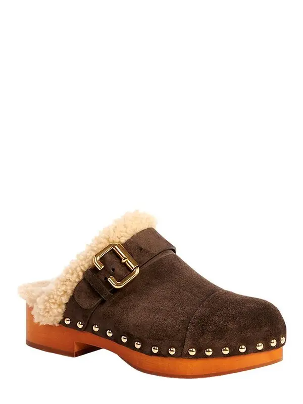 Chloé Jeannette Clogs - Burnt Wood