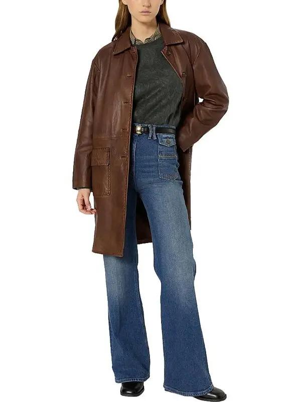 Gerard Darel Madyson Leather Jacket - Brown