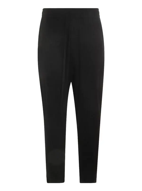 THOM KROM Wool Tapered Trousers - Black
