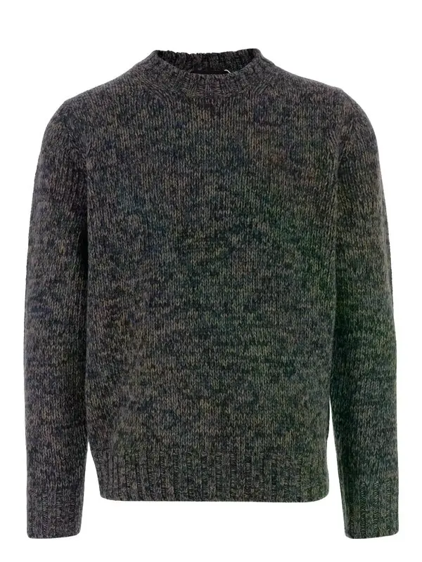 Vince Wool Blend Crew Neck Sweater - Grey