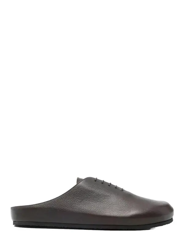 Jacquemus Lace-up Mules - Brown