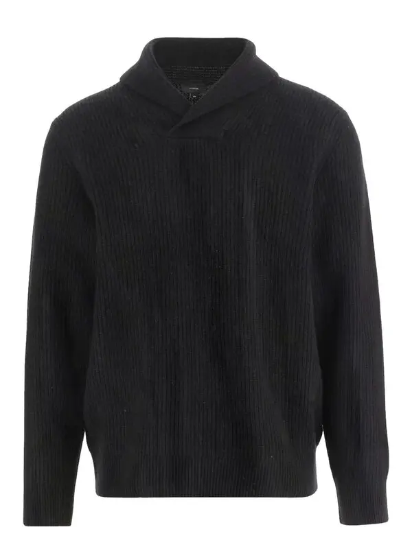 Vince Wool-blend Sweater - Black