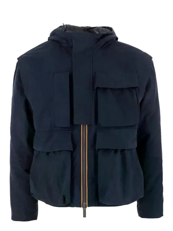 K-WAY Zip-up Hooded Jacket - Blue