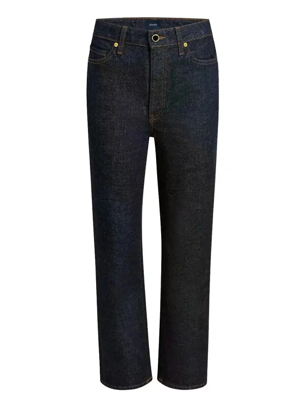 Khaite Abigail Straight Leg Jeans - Blue