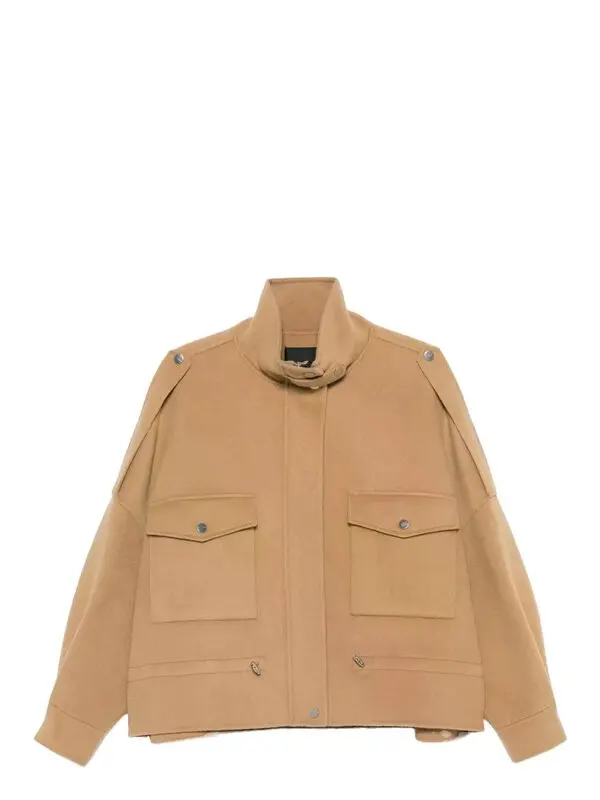 Pinko Drop-shoulder Jacket - Brown