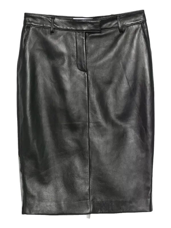 Giuseppe Di Morabito Faux-leather Pencil Skirt - Black