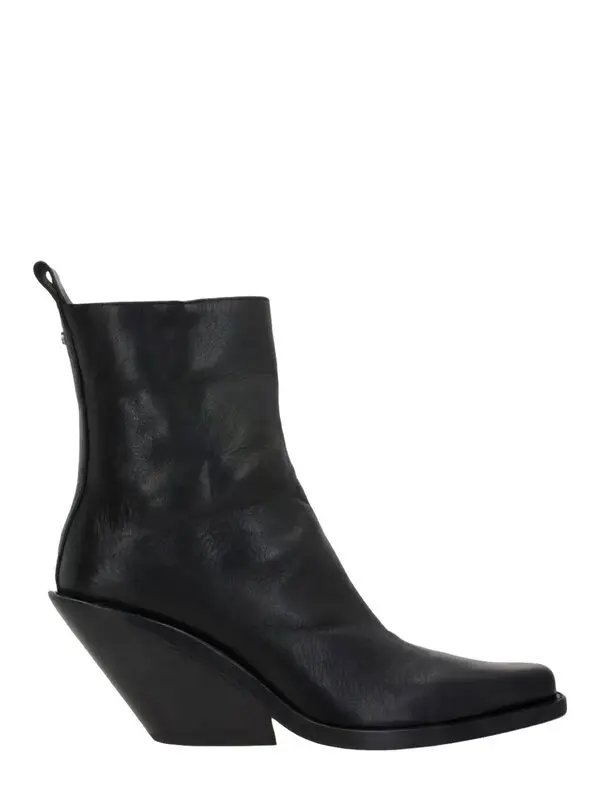 ANN DEMEULEMEESTER 75mm Calf Leather Boots - Black