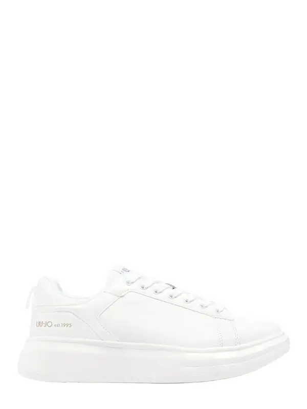 Liu Jo Platform Leather Sneakers - White