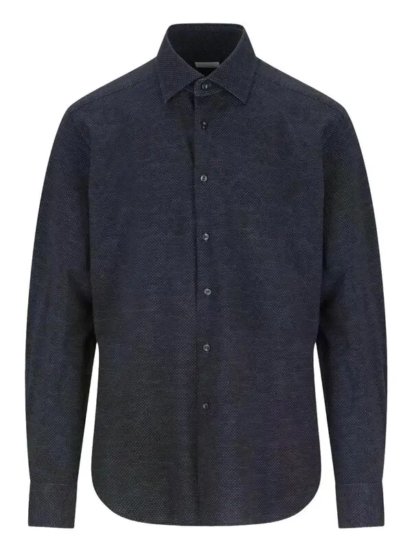 XACUS Point-collar Shirt - Blue