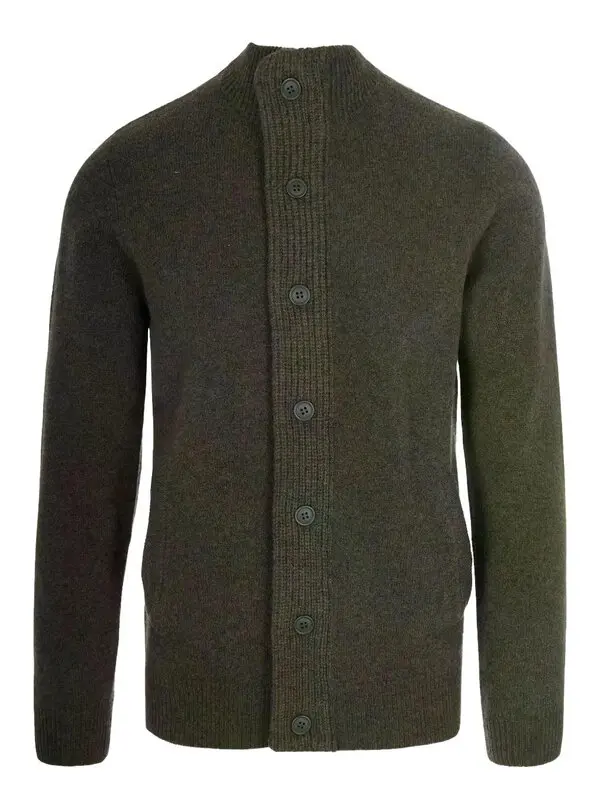 Barbour Wool Cardigan - Green