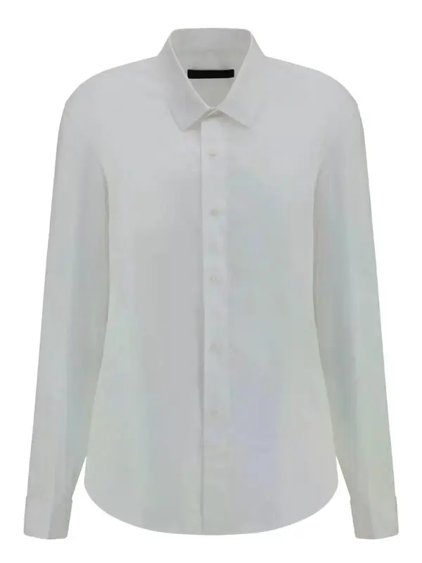 ALAINPAUL Button-up Cotton Shirt - White