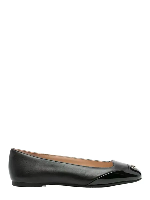 Liu Jo Patent-toe Leather Ballet Flats - Black