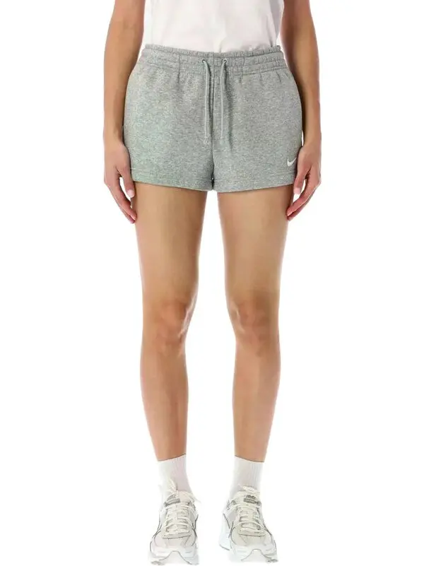 Nike Phoenix Fleece Drawstring Shorts - Grey
