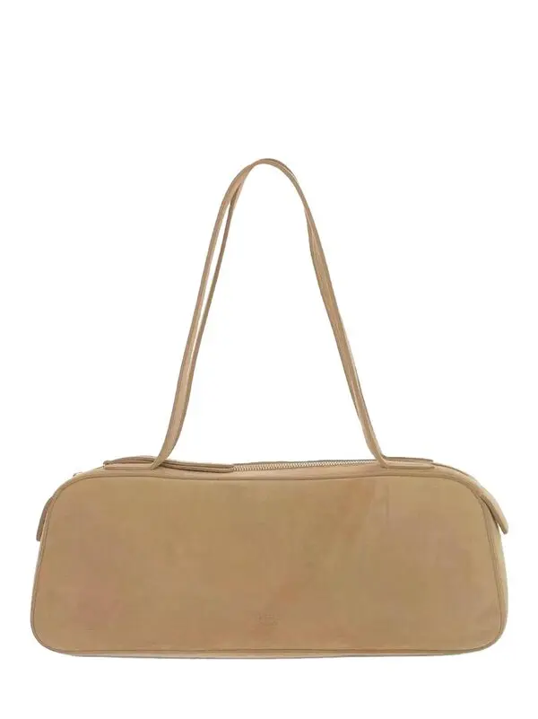 Khaite Simona Suede Shoulder Bag - Neutrals