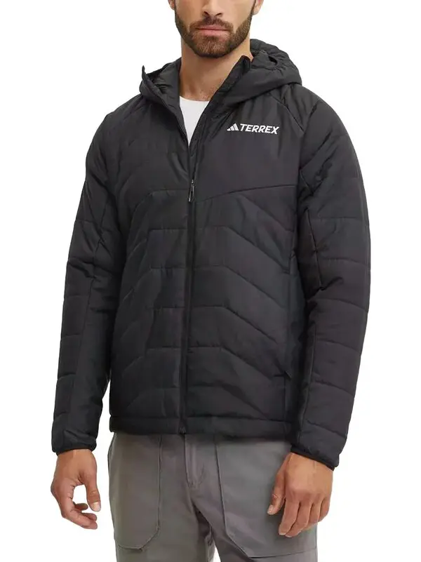 Adidas Insulated Hooded Jacket - Black