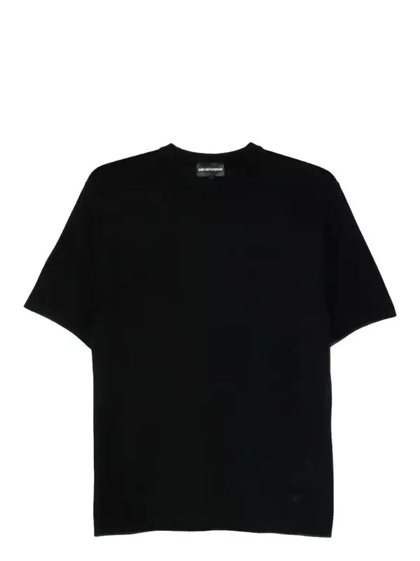Emporio Armani Short-sleeve Crew-neck T-shirt - Black