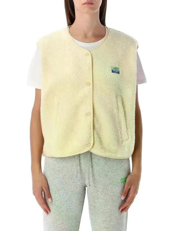American Vintage Hoktown Teddy Gilet - Neutrals