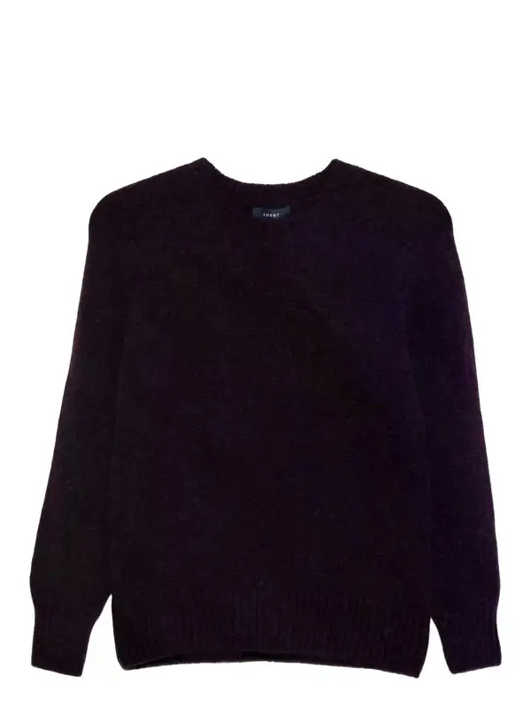 Soeur Crew-neck Sweater - Purple