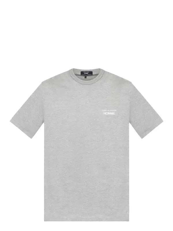 Comme Des Garçons Logo-print Cotton T-shirt - Grey