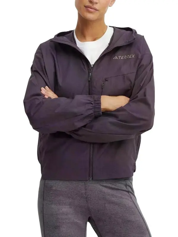 Adidas Hooded Zip-up Jacket - Purple