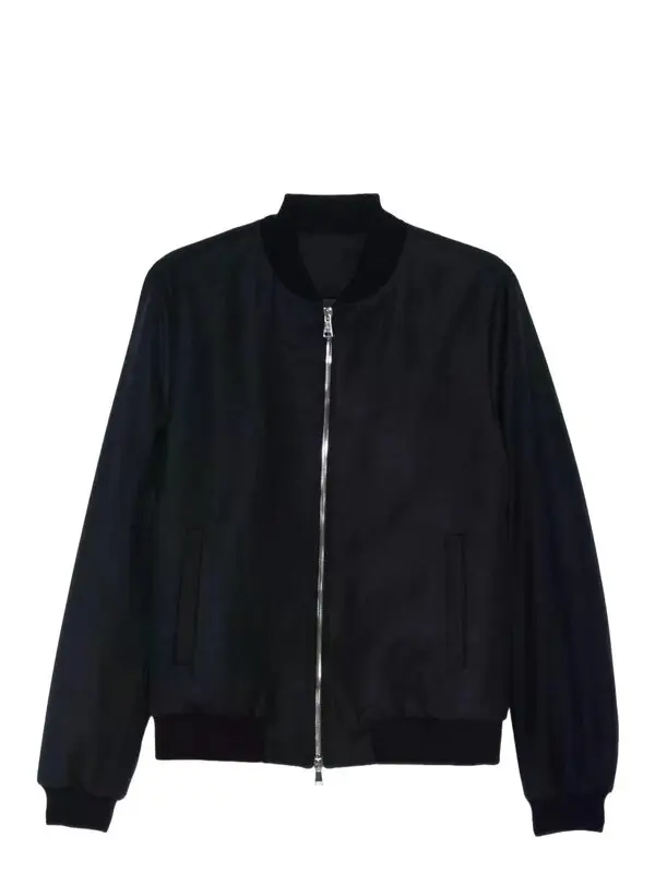 COSTUMEIN Zip-front Bomber Jacket - Black