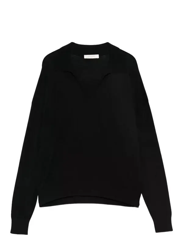 Incotex Polo-neck T-shirt - Black