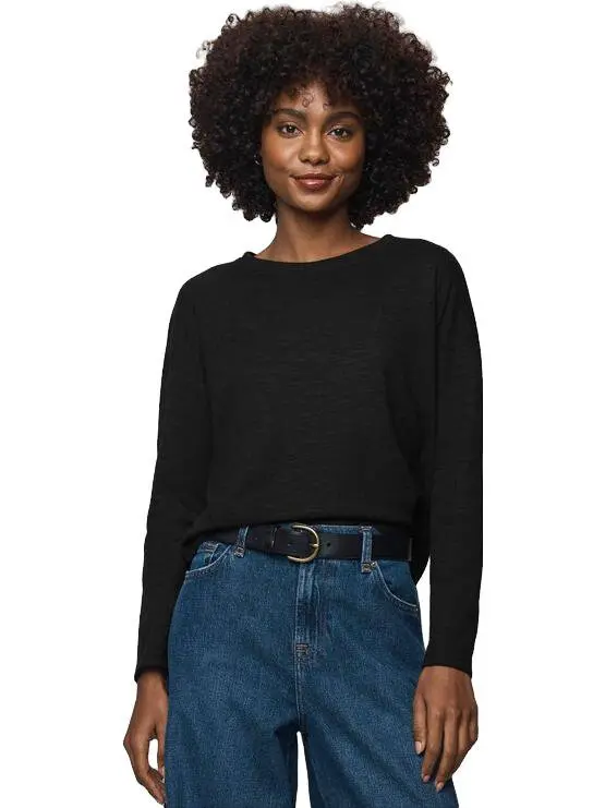 Splendid Callista Long Sleeve Tee - Black