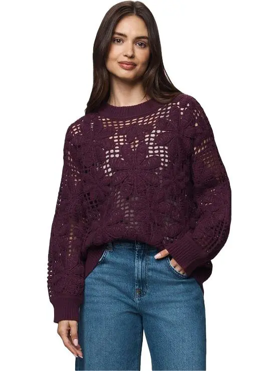 Splendid Magnolia Sweater - Floral