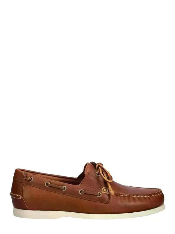 Polo Ralph Lauren Leather Boat Shoes - Brown
