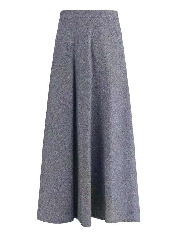 SARA ROKA A-line Midi Skirt - Grey