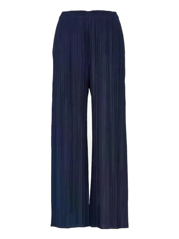 Issey Miyake Pleated Trousers - Blue