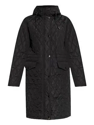 Burberry Hillgate Quilted Coat - Black