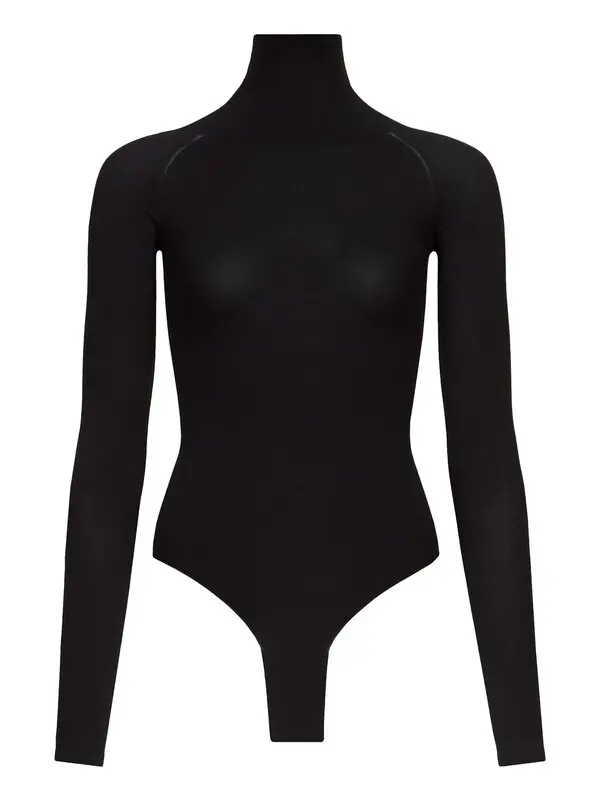 Alaïa Second-skin Jersey Bodysuit - Black