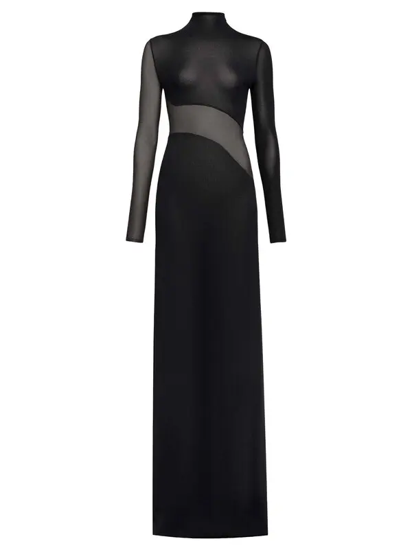 Alaïa Cutout Maxi Dress - Black