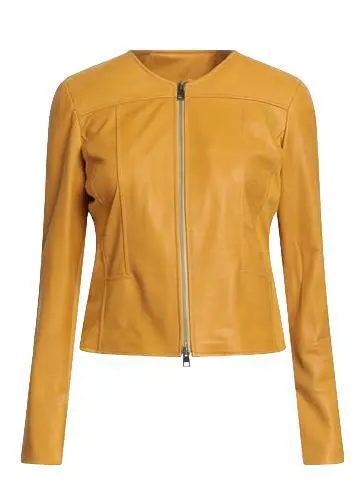 STREET LEATHERS Leather Jacket - Yellow