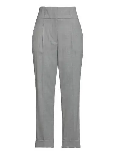 Peserico Tapered High-waisted Pants - Grey