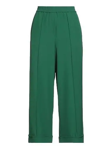 8PM Crepe Wide-leg Pants - Green