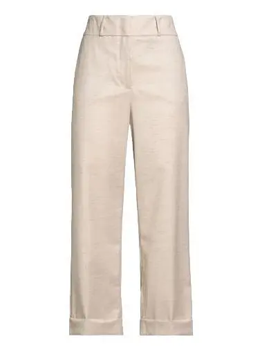Peserico Straight-leg Flannel Pants - Beige