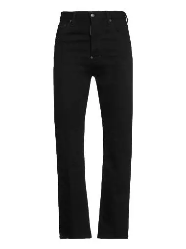 Dsquared2 Straight-leg Jeans In Stretch Denim - Black