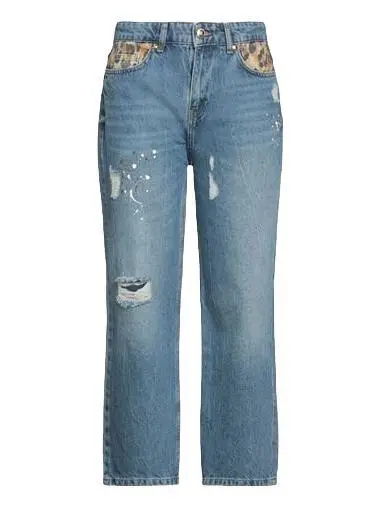 Just Cavalli Cotton Straight-leg Jeans - Blue