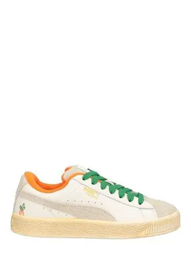 PUMA Carrots Ivory Cowhide Sneakers - White