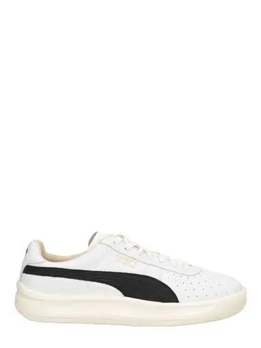 PUMA Leather Lace-up Sneakers - White