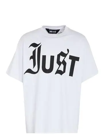 Just Cavalli T-shirt Size Cotton - White