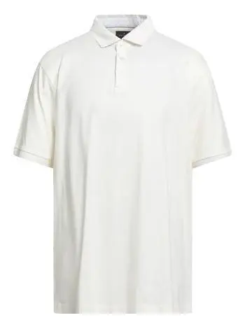 HACKETT Polo Shirt Cream Size Cotton - White