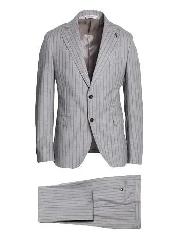 PAOLONI Suit Size Virgin Wool - Grey