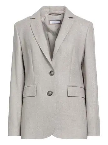 Peserico Easy Blazer In Virgin Wool Blend - Beige