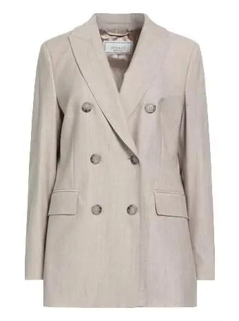 Peserico Blazer In Virgin Wool Blend - Beige